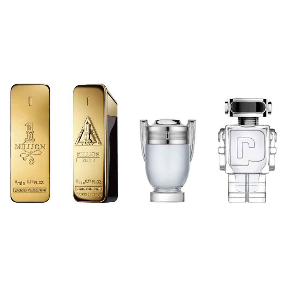 Paco Rabanne Mini Gift Set for Men - 4 x 5ml - Fragrance London